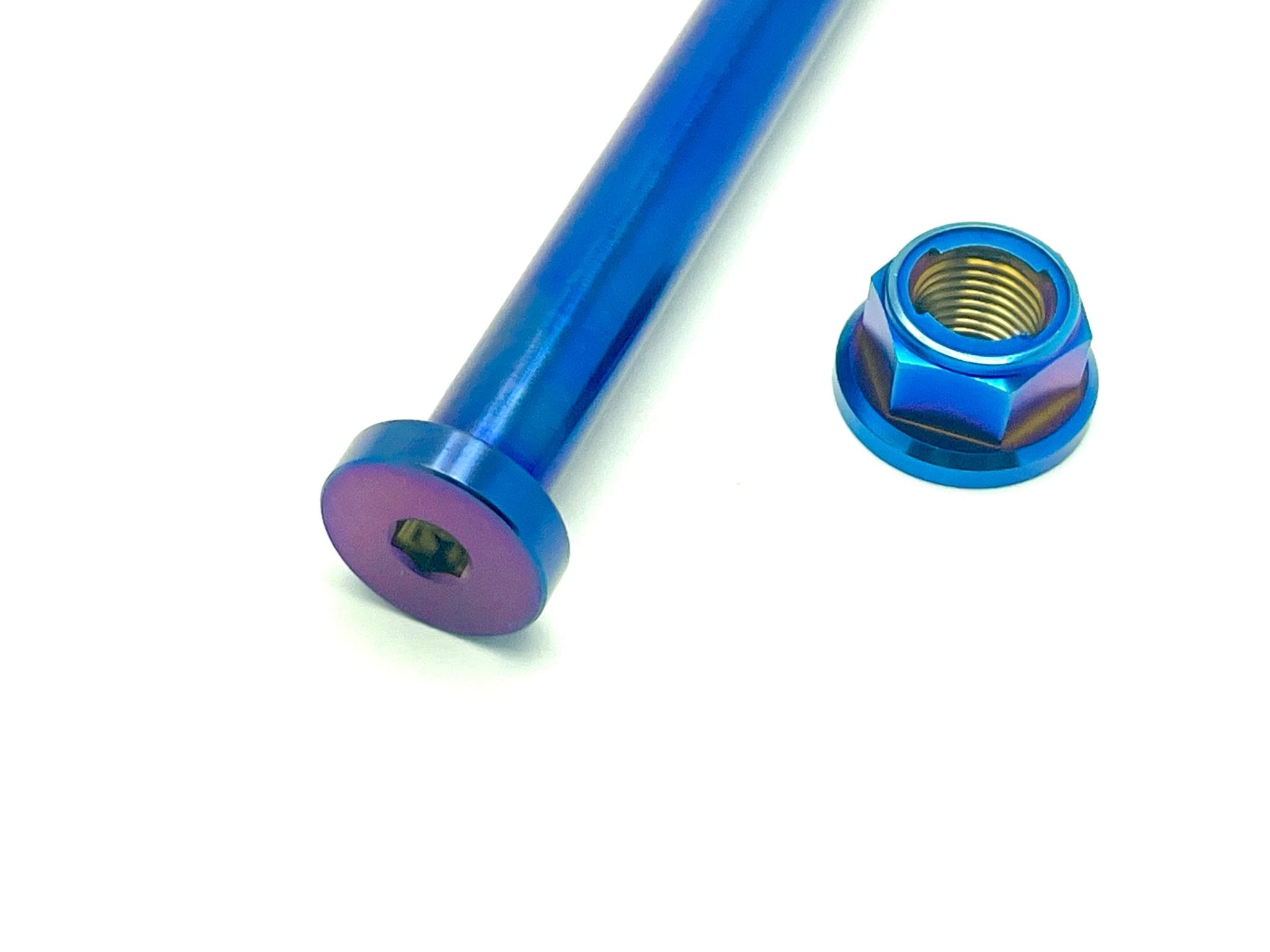 Surron/ Segway Titanium Rear Axle & Nut – Wicked E-Moto Surron/ Segway Titanium Rear Axle & Nut – Wicked E-Moto